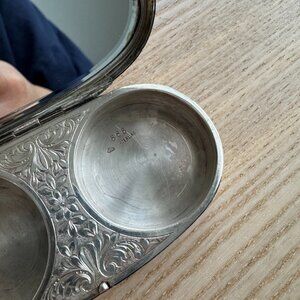 Makeup | Antique Sterling Silver 565 Compact Makeup Case Gw 935 Stamp ...